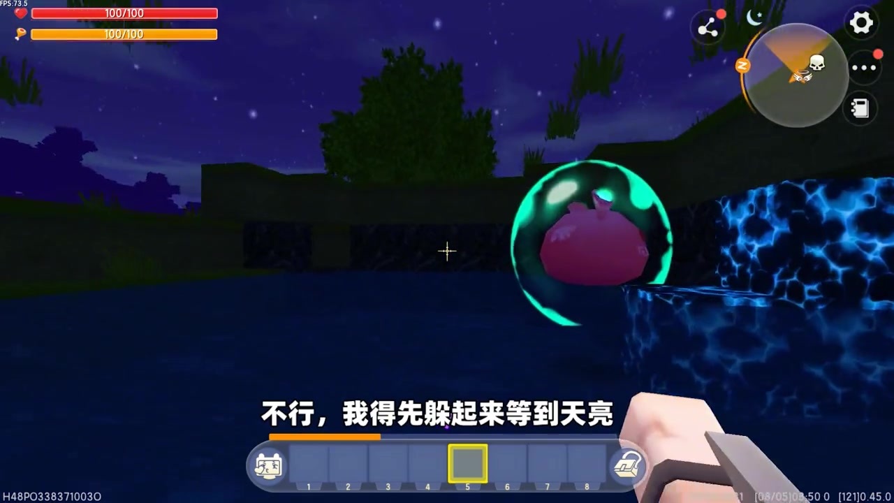 迷你世界:高级矿洞生存,天然矿洞真富有,晚上我却被怪物追着揍