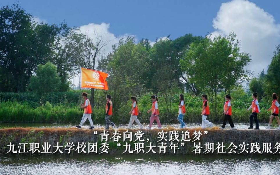 ...实践追梦”|2022年九江职业大学校团委“九职大青年”暑期社会实践...