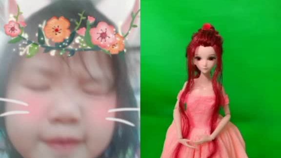我与@绒绒兔玩具 一起合拍了视频#叶罗丽娃娃#