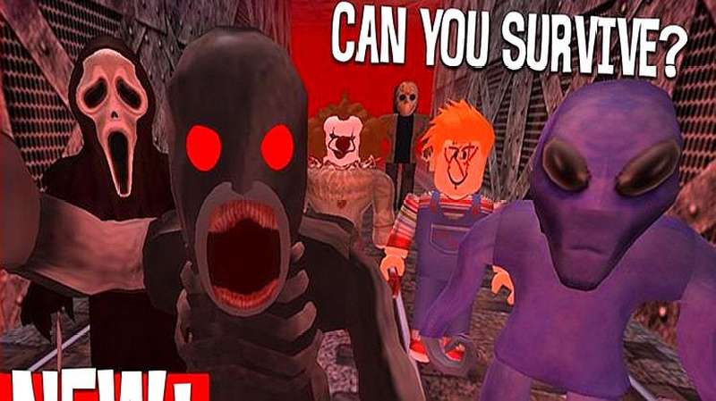 roblox恐怖51区模拟器:掉进恐怖地道!全是恐怖人物?