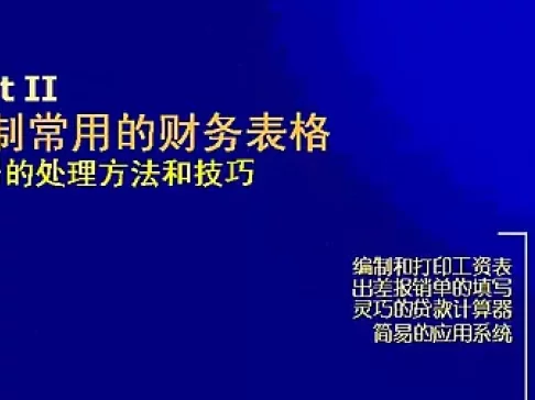 excel技巧 ppt_excel2007实用教程_财务常用excel函数