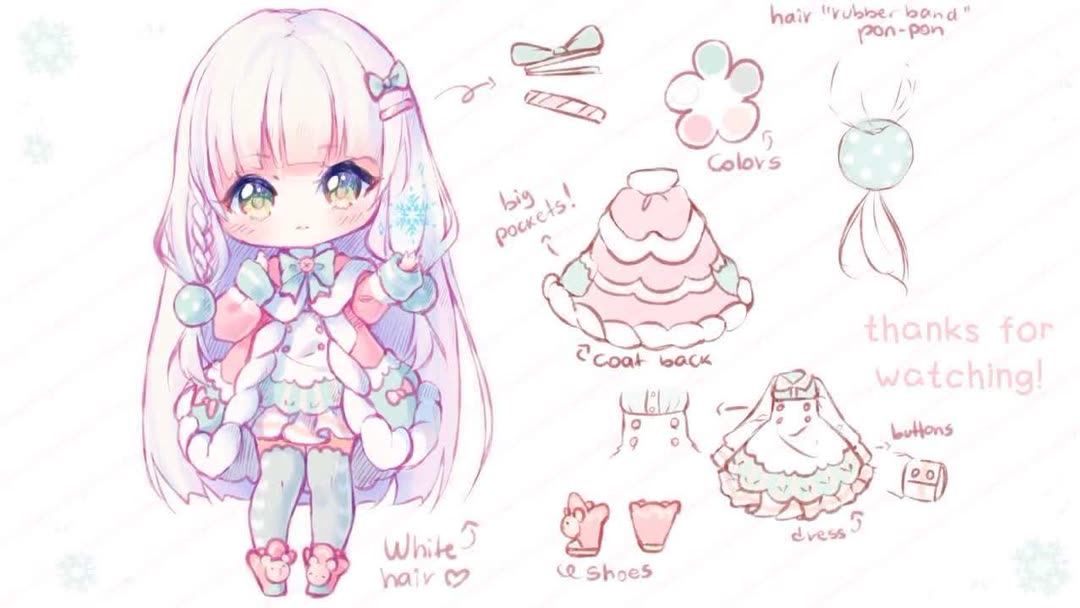 【绘画教程】怎么创造卡哇伊的动漫人物?一起来‘取经’吧