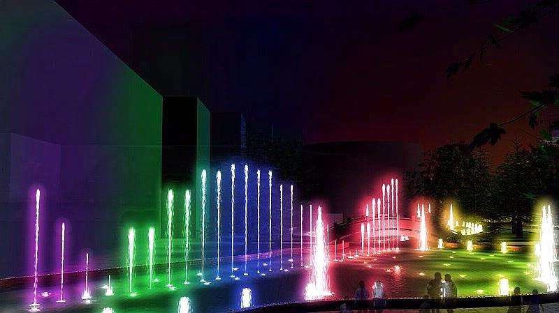 喷泉动画效果演示