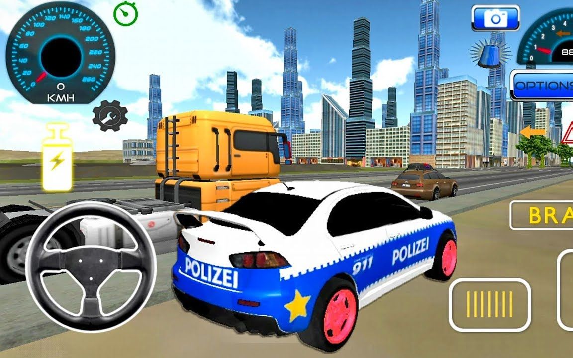 城市警车驾驶模拟器-精彩警察游戏!