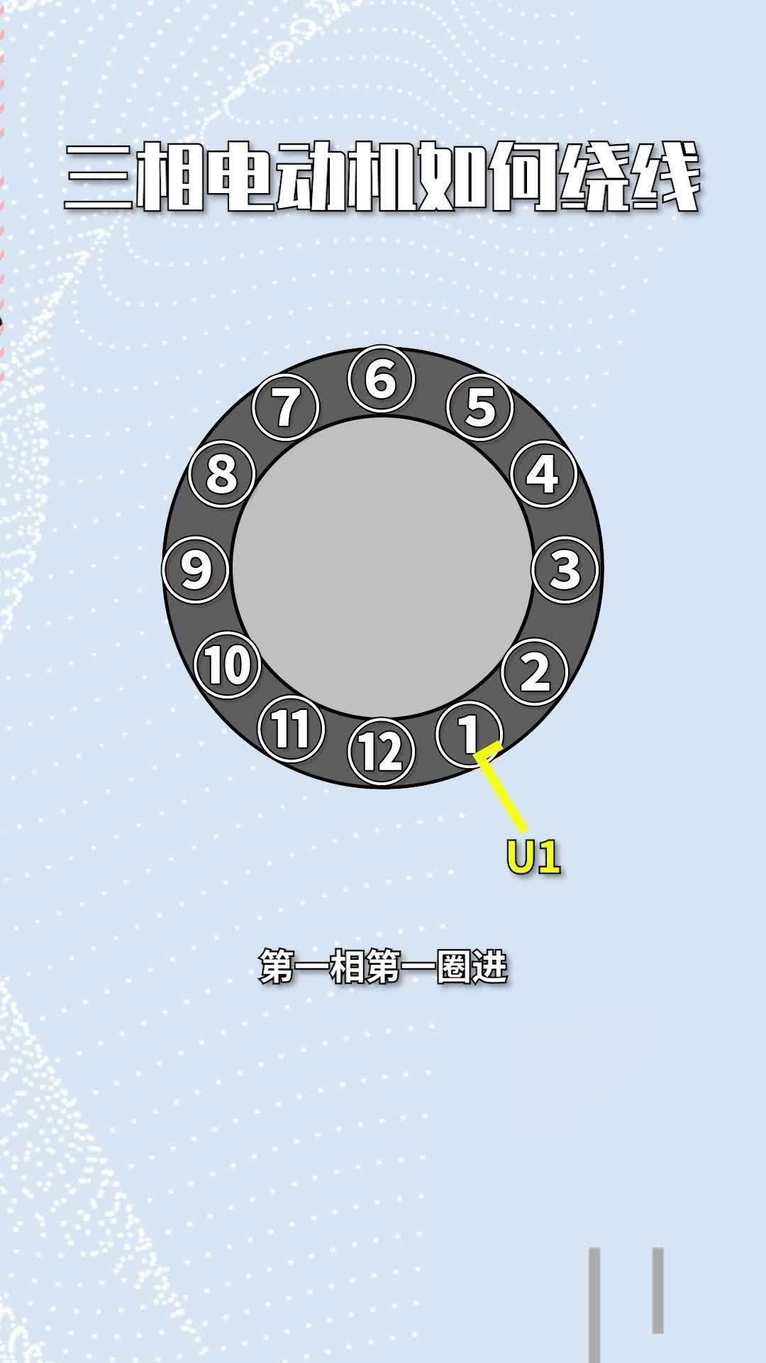 三相电动机如何绕线