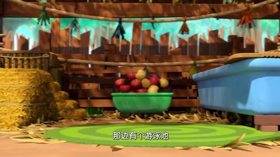 萌鸡小队:小鸡们太淘气了,来到草垛上,它们要做一个新家