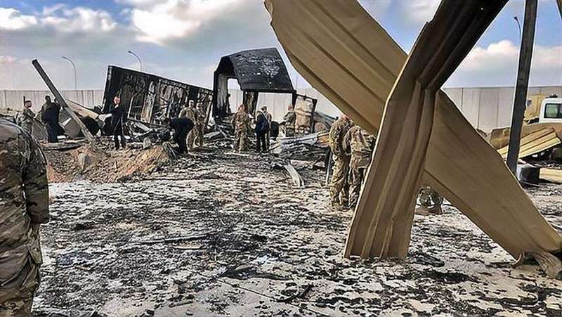 画面曝光!美军基地遭袭击 伊朗导弹如雨般落下