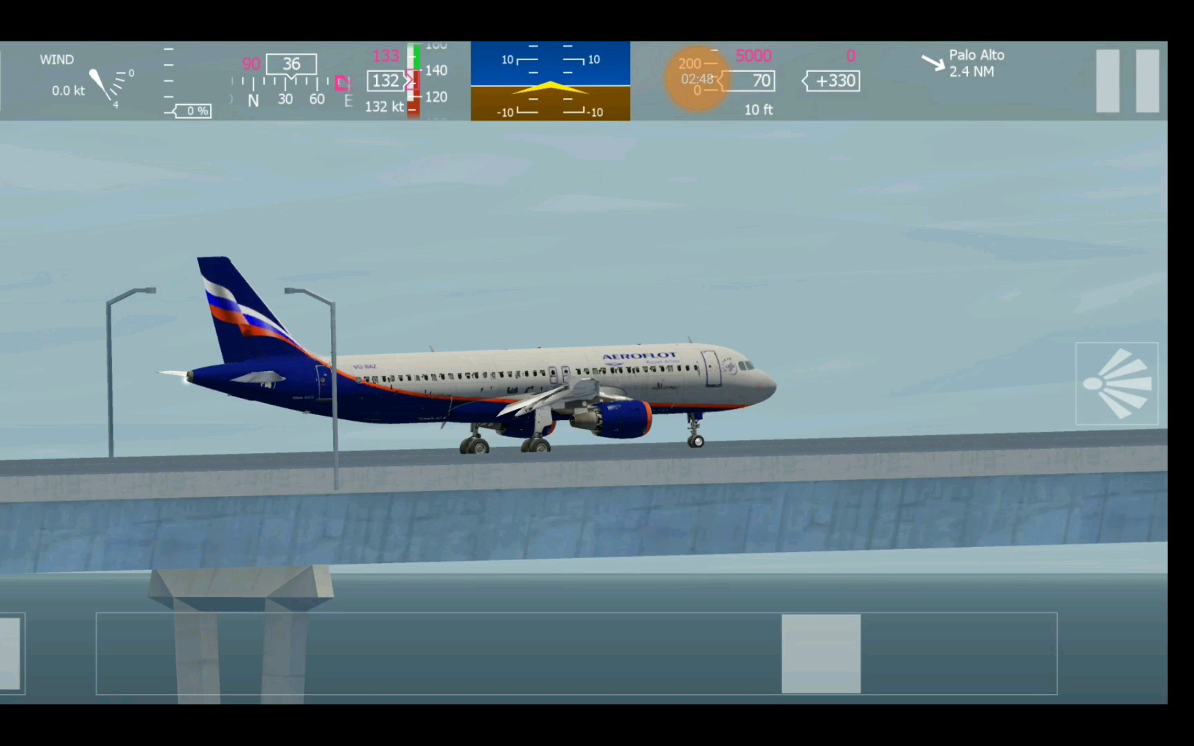 aerofly2模拟航空飞行2,当你降落在桥上会怎样