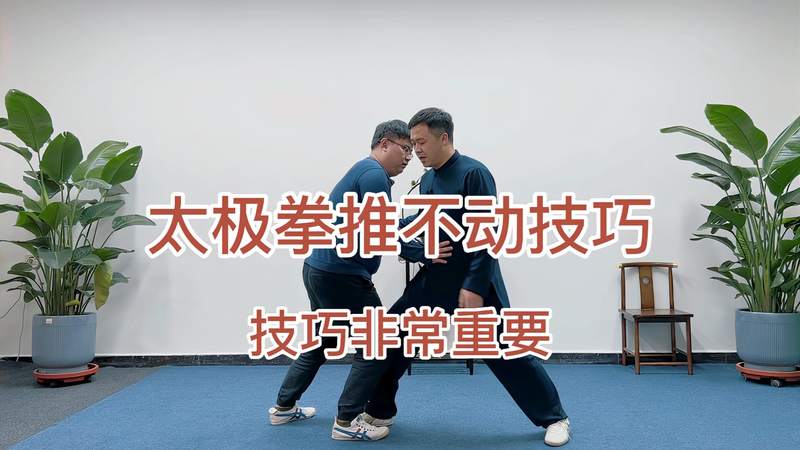 太极拳推不动|技巧很重要,学会不吃亏