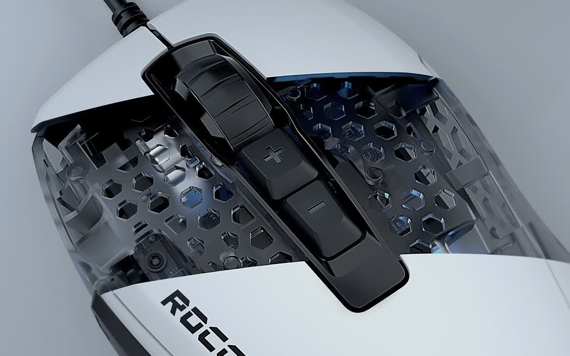 对你的右手再好一些:冰豹Kone Pure Ultra电竞鼠标开箱 66豹Roccat ...