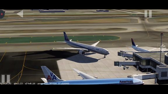 模拟航空飞行2020:全日空航空降落美国旧金山国际机场。