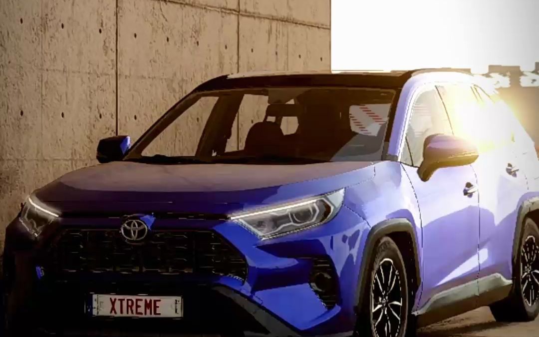 丰田RAV4模拟碰撞奔驰房车