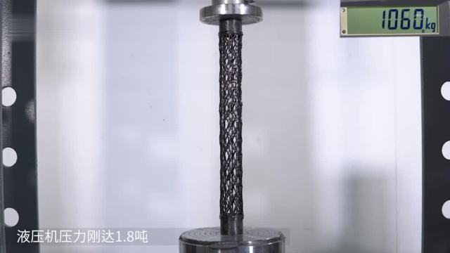 用200吨压复合束管状结构材料全是三角形,能压得动?