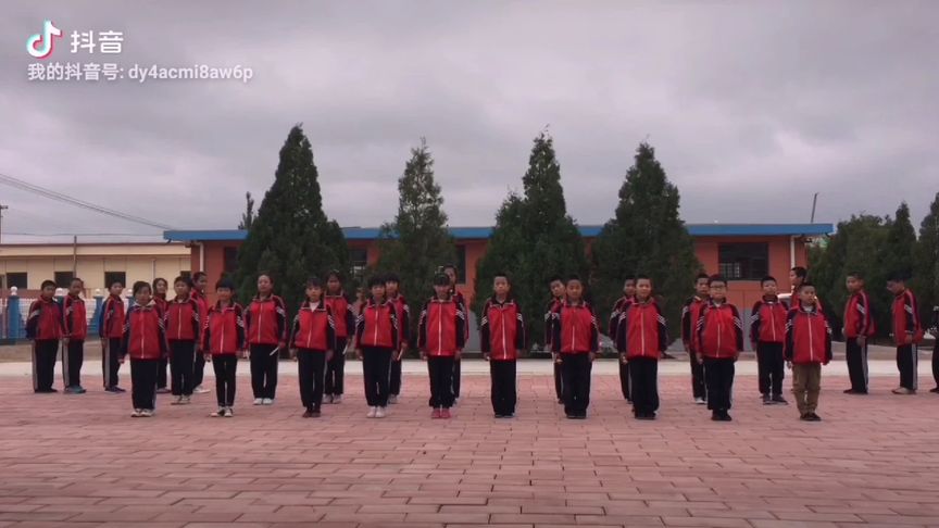 乡村孩子用小乐器律动表演