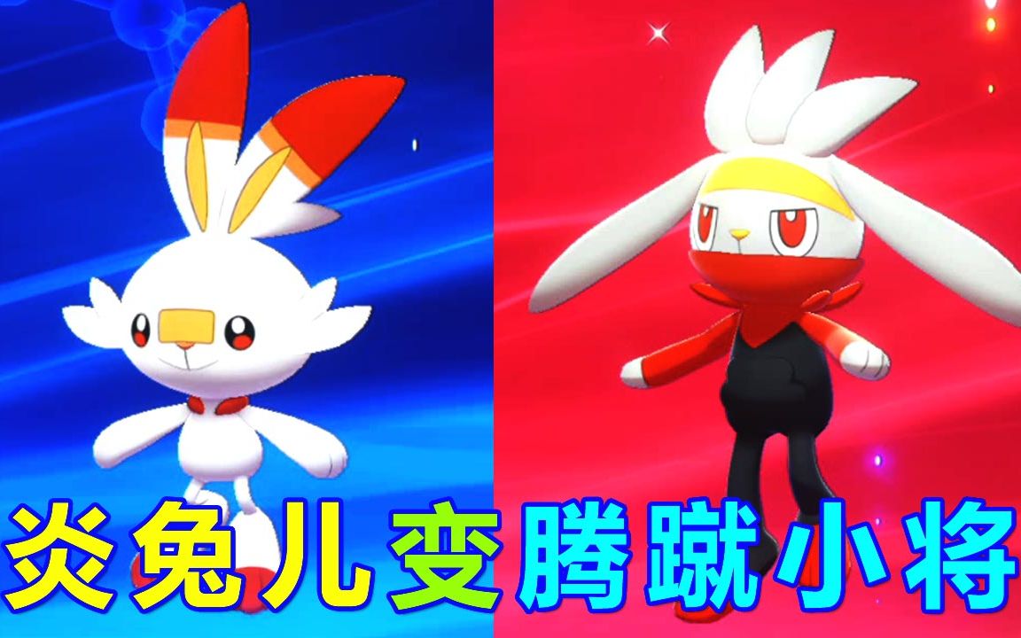 精灵宝可梦剑:炎兔儿升级腾蹴小将 伽勒尔矿山对战彼特