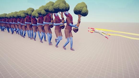 全面战争模拟器:哪个兵种能够成功抵御超级农民的贯穿?