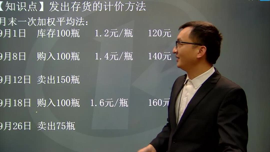 2019初级会计实务第2章资产4节存货4讲视频