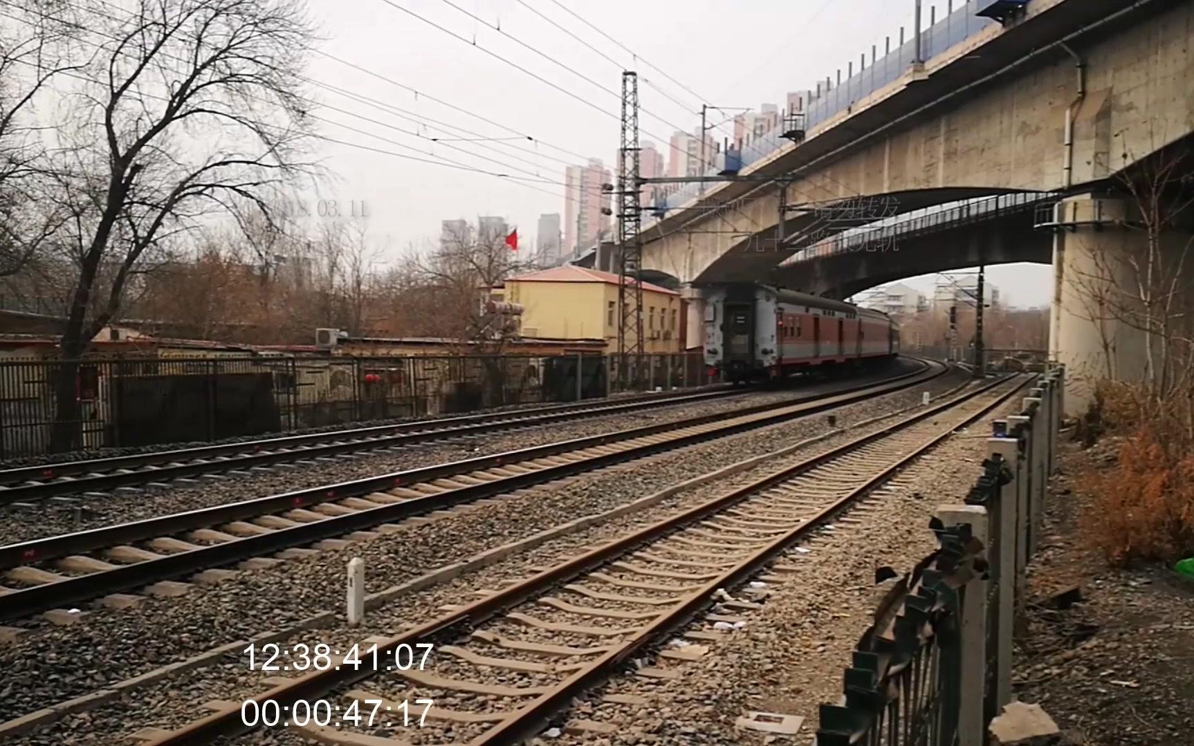 京津冀环行列车K7765次,开往天津西站