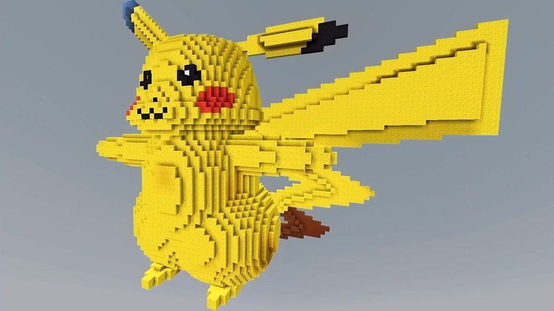 我的世界游戏:我的世界vs口袋妖怪皮卡丘!