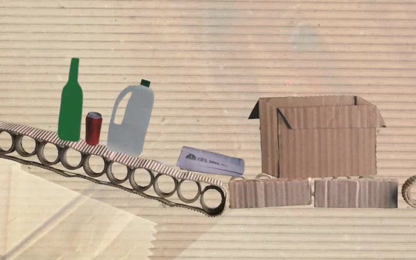 英国大学 动画学生 定格动画作品 课程结合政府项目 垃圾回收