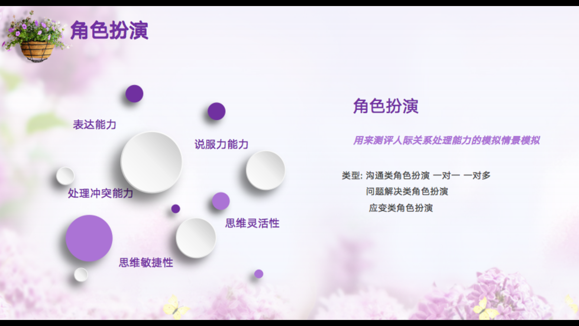 角色扮演——模拟面试