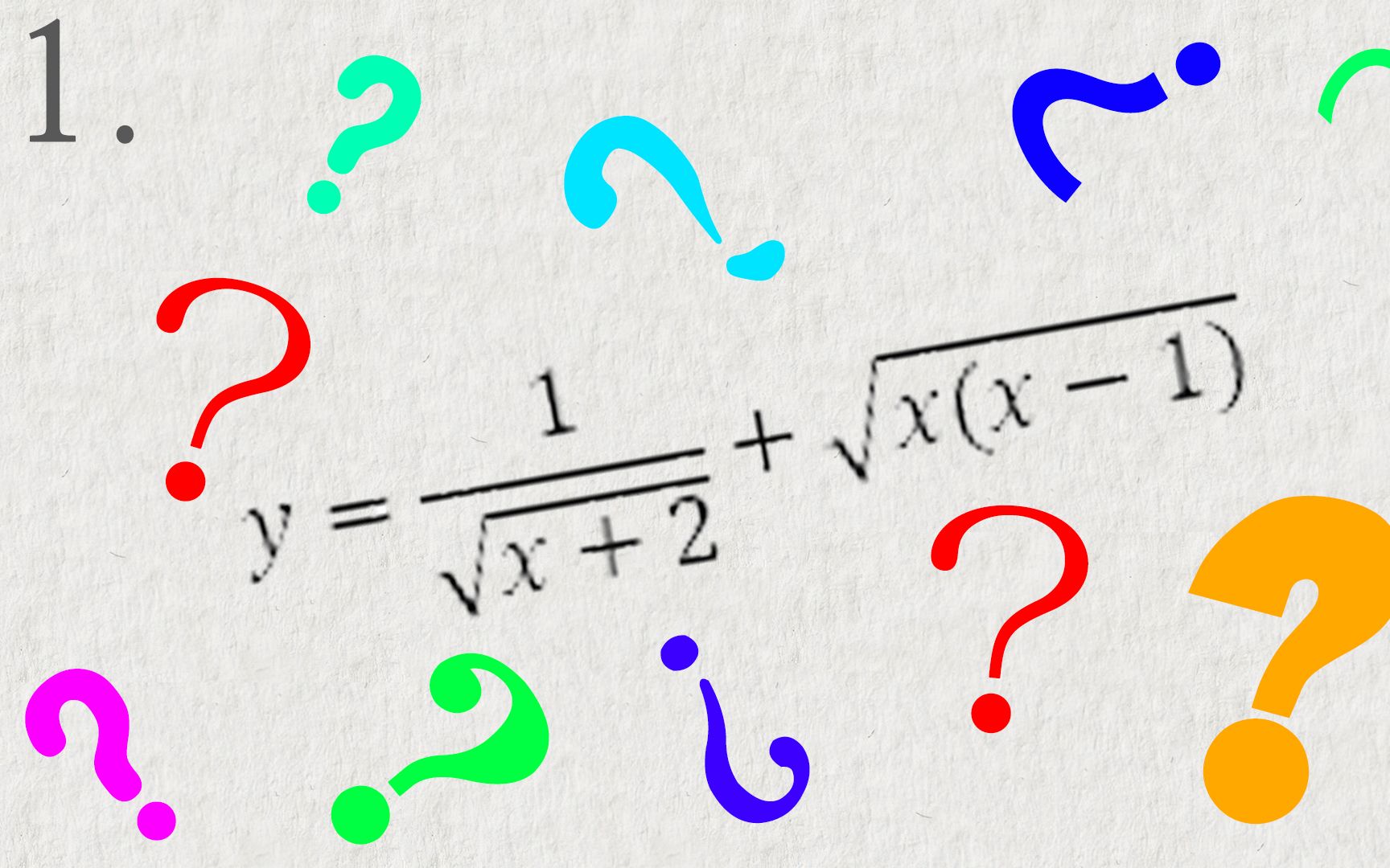 【高数小题解】定义域详细求法