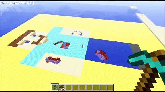 我的世界:制作一个精美的平面史蒂夫,建筑大神