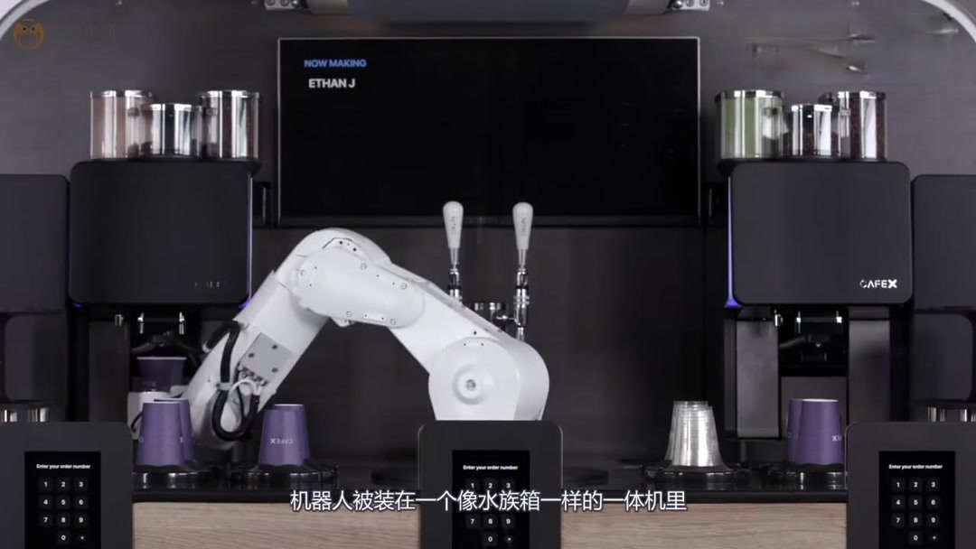 机器人咖啡机:1小时可做120杯咖啡,不用再浪费时间等待