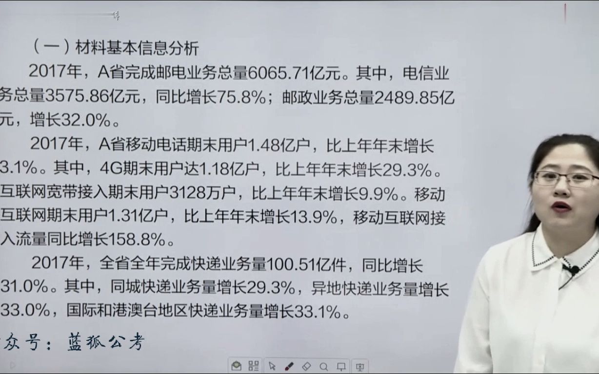...实用的选调生笔试课程(资料分析)-第一章文字类材料第二章表格类材料