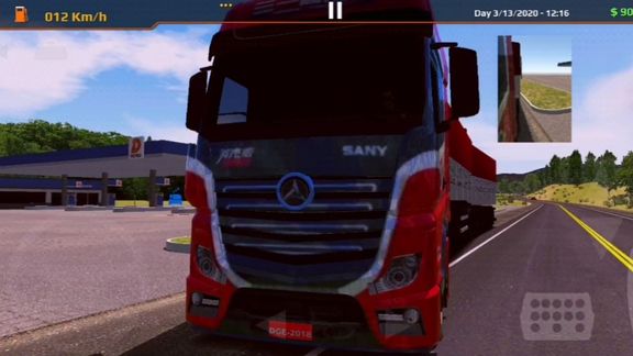 世界卡车模拟器:矿物运输,抵达目的地