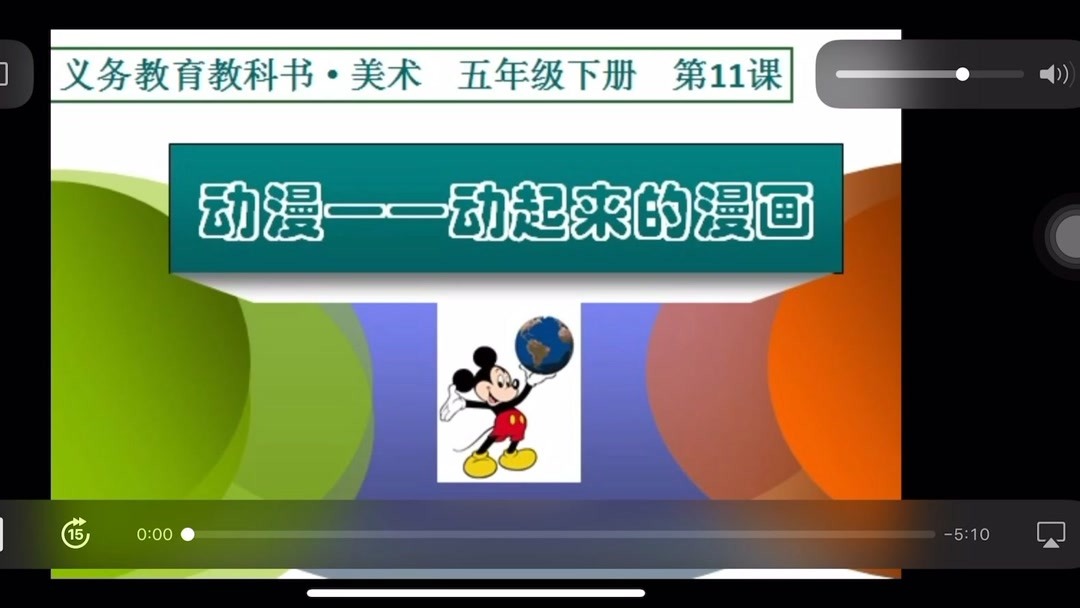 五年级美术 动漫——动起来的漫画