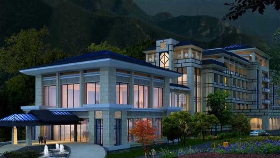 酒店建筑外观设计案例效果图