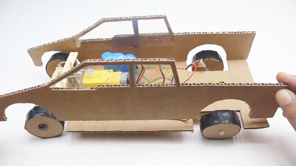 一步步教你制作一辆纸板卡车,最终效果让人眼前一亮