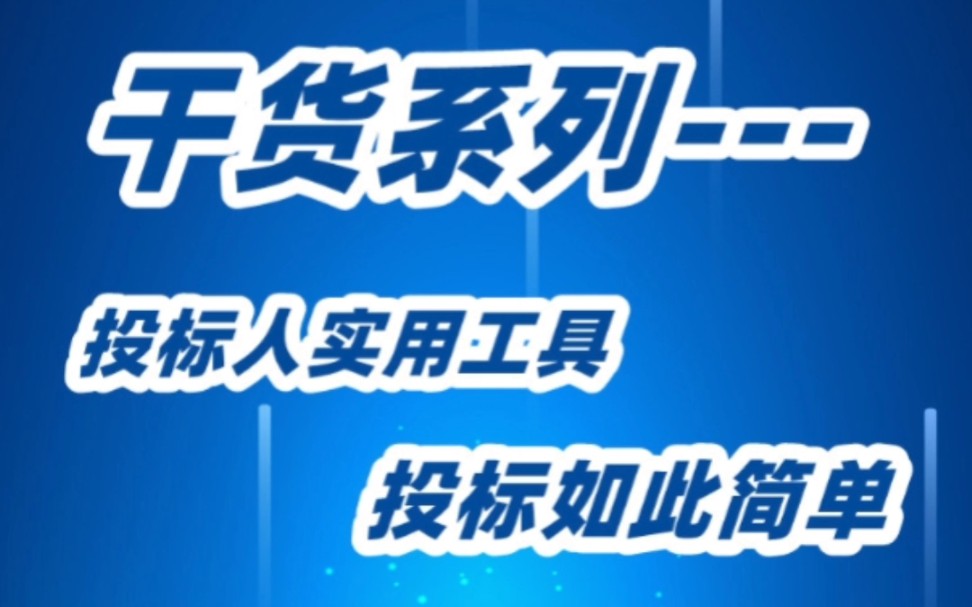 投标文件检查注意事项