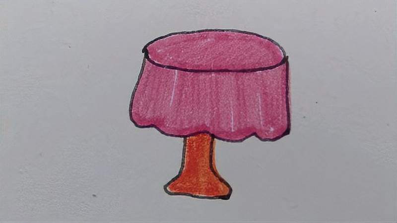 桌子家具儿童简笔画视频教程孩子学画画