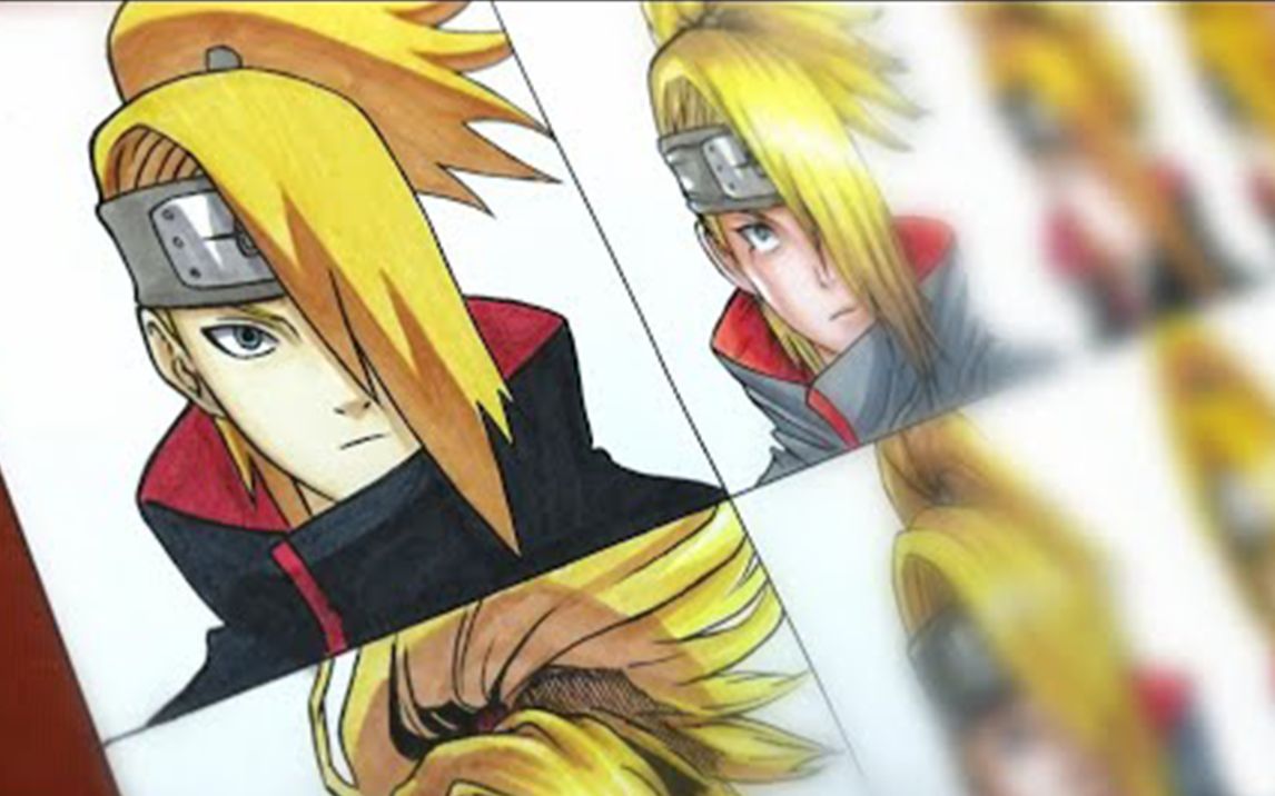 用12种动漫风格,能画出什么样的派大星?迪达拉!