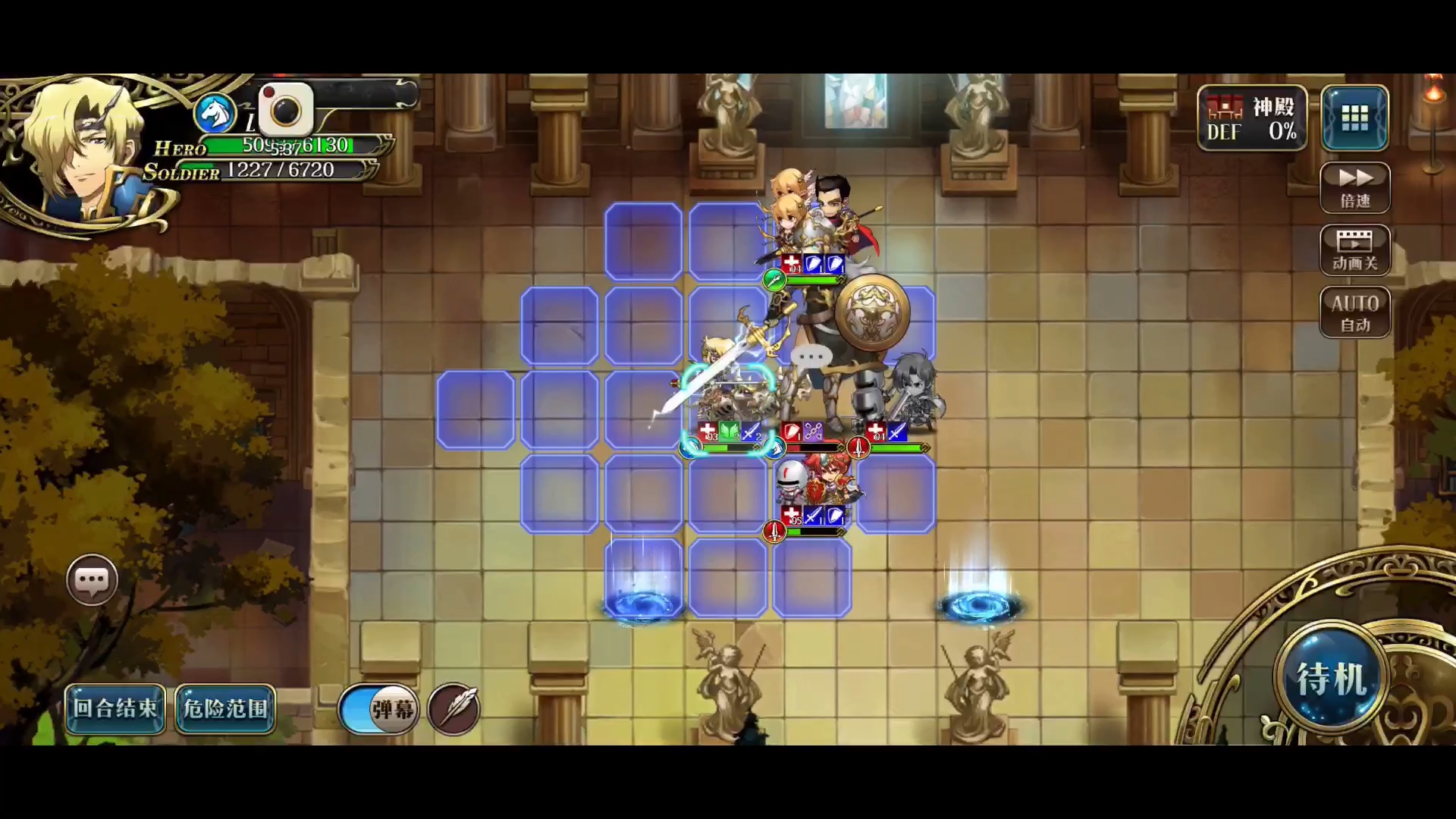 梦幻模拟战-心之羁绊-永恒神殿-65瓦尔基里-65女武神-2步洛卡再带点...