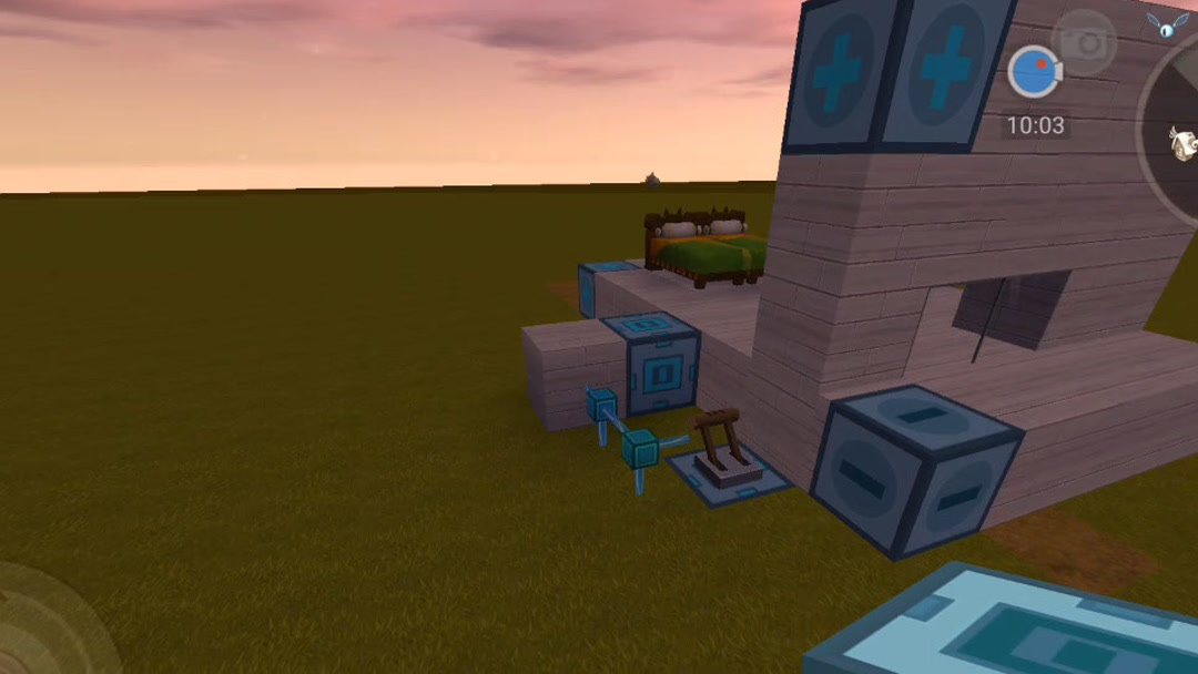 【肉肉糖豆】迷你世界:简单电路 滑动方块抽屉房间教学