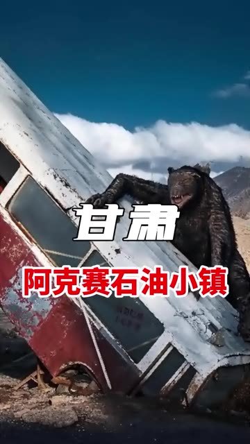 阿克塞石油小镇 旅游 治愈系风景