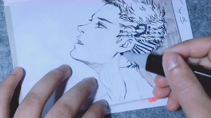 绘画教学:新手入门教程,最简单的头像速写!