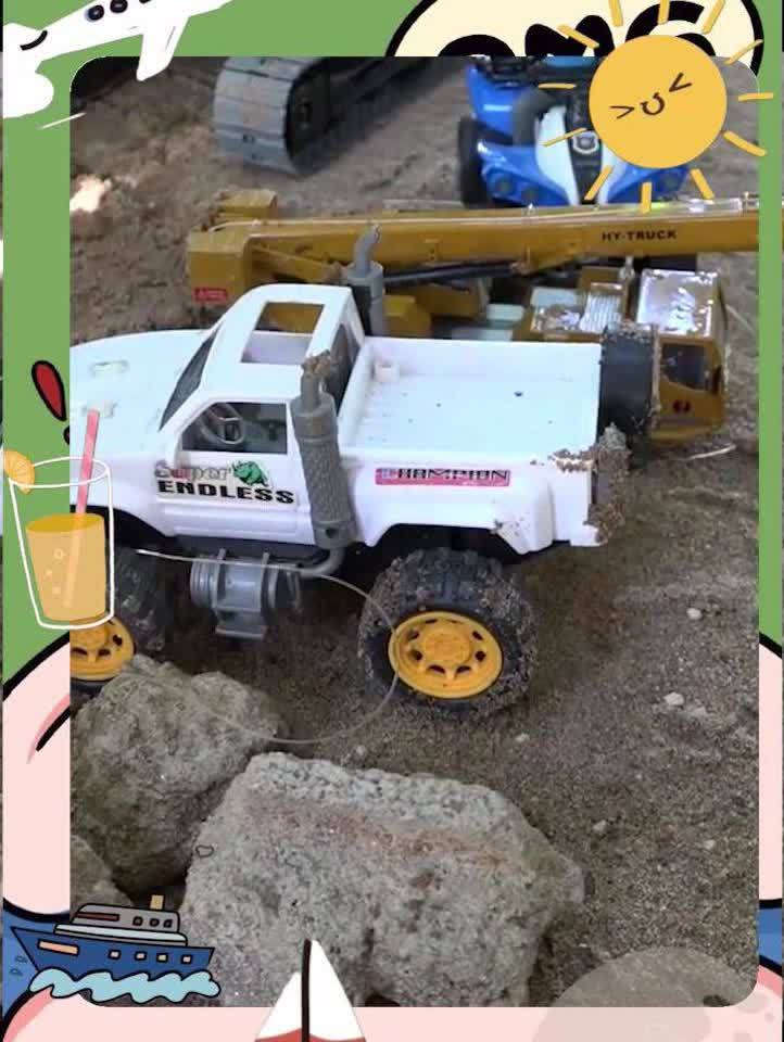 #工程车动画 #猎图儿童 #儿童玩具视频 玩具动画小故事 玩具小故事 ...