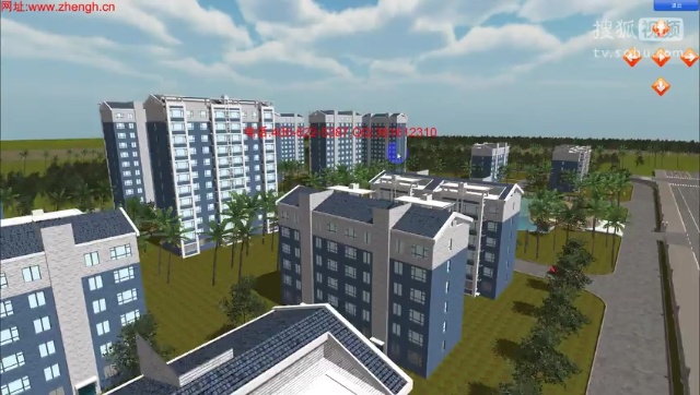 Unity3d虚拟楼盘漫游-Ipad 3D虚拟楼盘互动营销