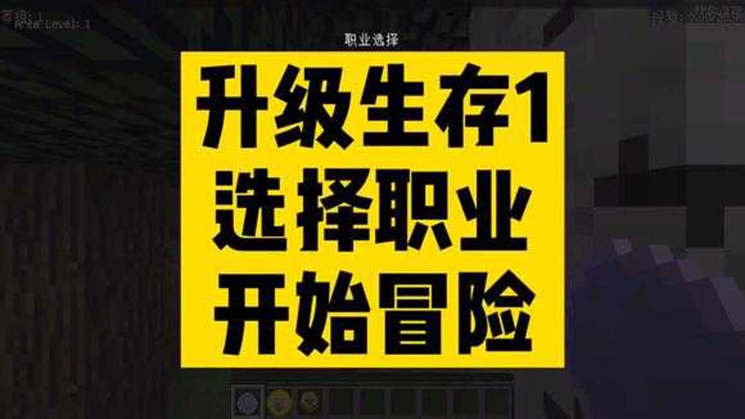 叶枫我的世界升级生存1 选择职业开始冒险