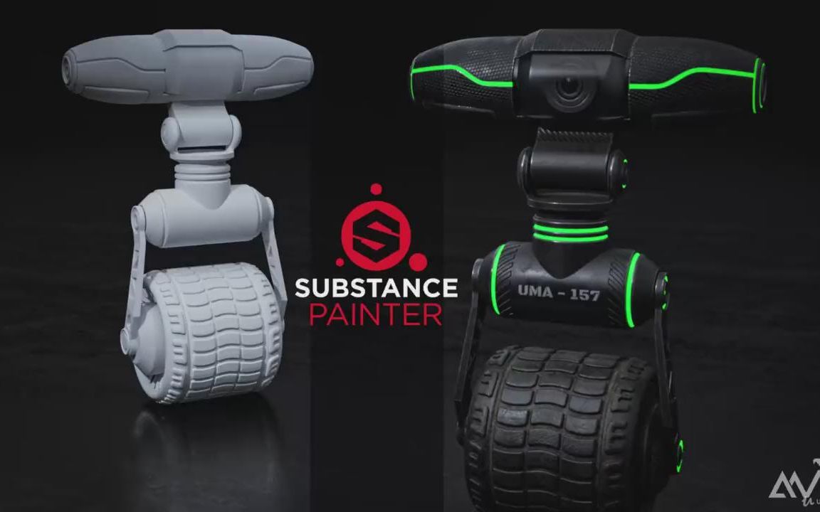 【SP】Substance Painter2020完整的3D纹理设计培训教程(中英双字)