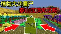 煞神我的世界趣味幸运方块挑战 第466集 我的世界:植物大战僵尸,泰山...
