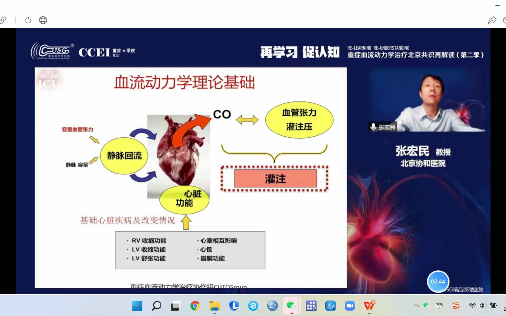 血流动力学专家共识解读(二)全身和局部灌注的评估监测 张宏民教授