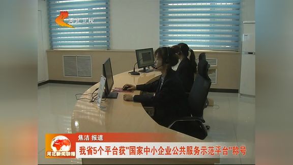 河北5个平台获“国家中小企业公共服务示范平台”称号