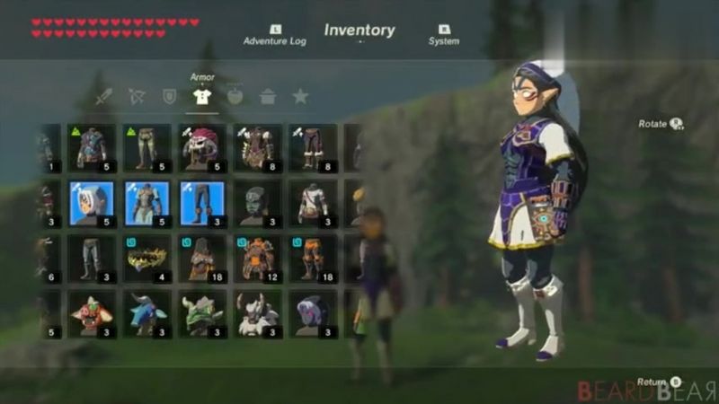 《塞尔达传说荒野之息》林克公主的Amiibo套装