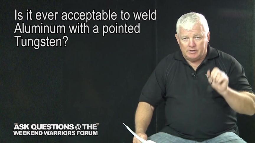 为什么焊接铝合金时候钨极尖要磨成圆的