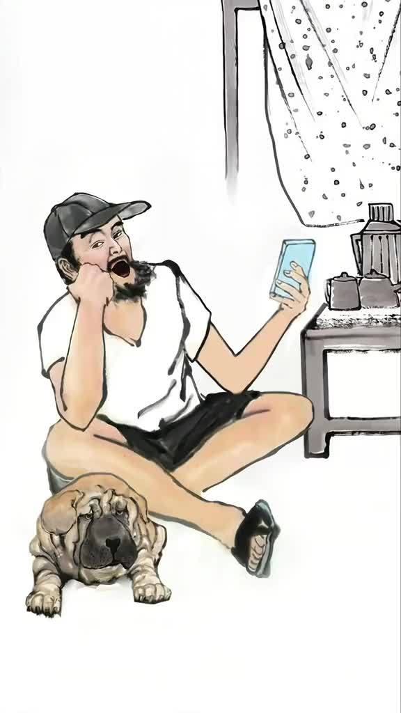 动画搞笑:哥就是不一样的烟火